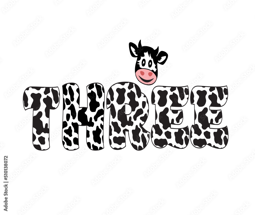 Cow number birthday svg, birthday cow svg, Cow print svg, Birthday girl ...