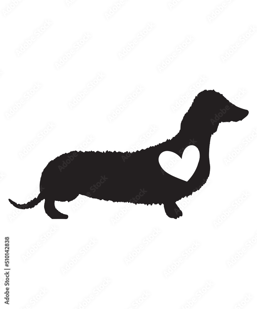 daschund svg, weiner dog svg, dog lover svg, dog svg, dachshund svg ...