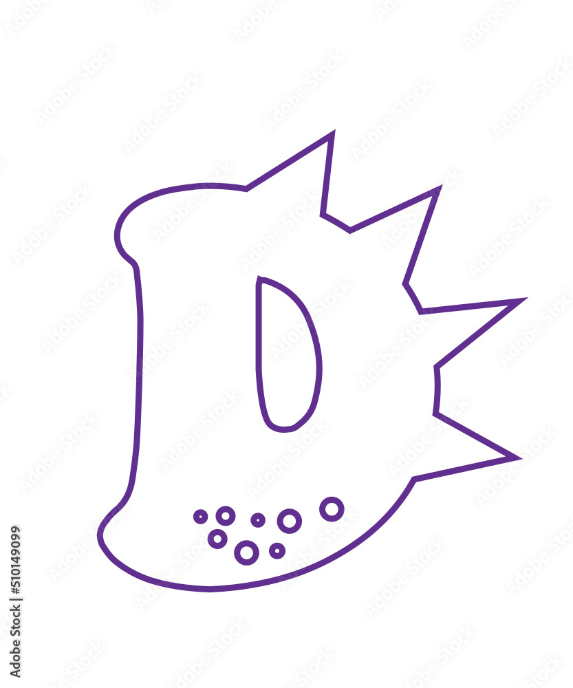 Vetor de Dinosaur Font SVG, Dinosaur Alphabet, Dinosaur Cut Files, t ...