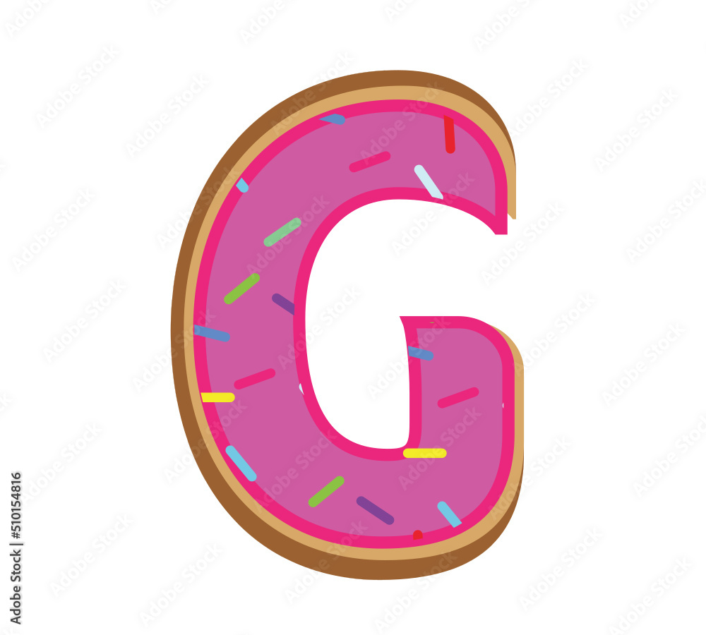 Donut letters svg, donuts alphabet letters and numbers svg, Alphabet ...