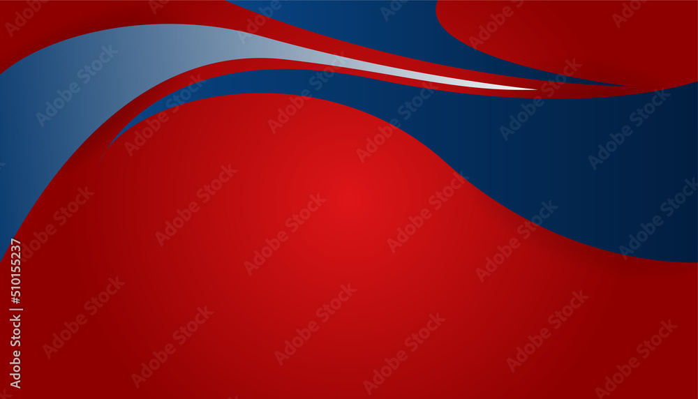 Colorful blue and red presentation templates elements. Vector ...