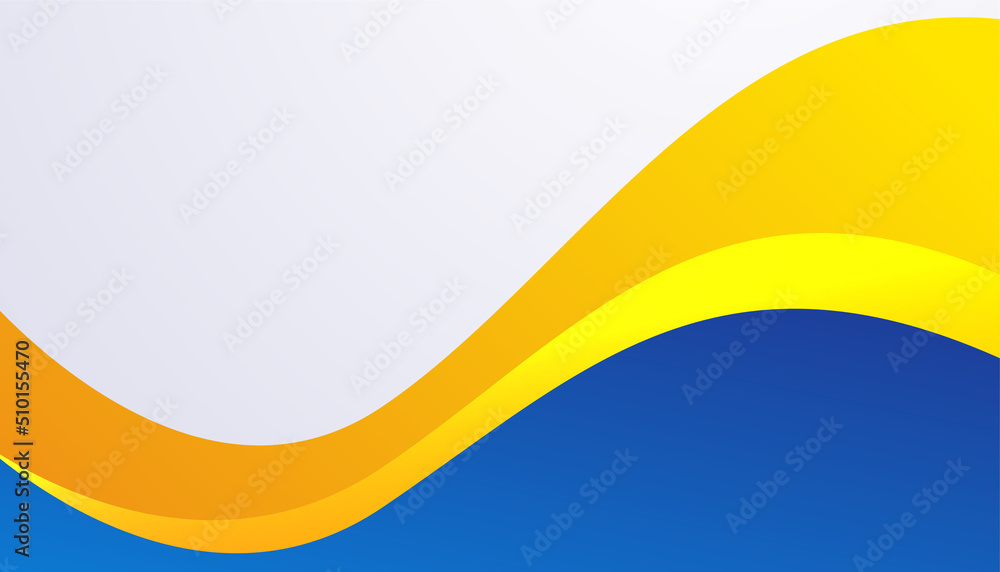 Colorful blue and yellow presentation templates elements. Vector ...
