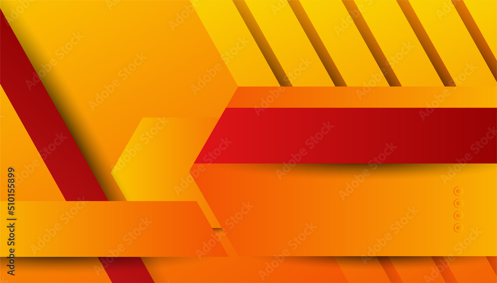 Colorful red orange presentation templates elements. Vector ...