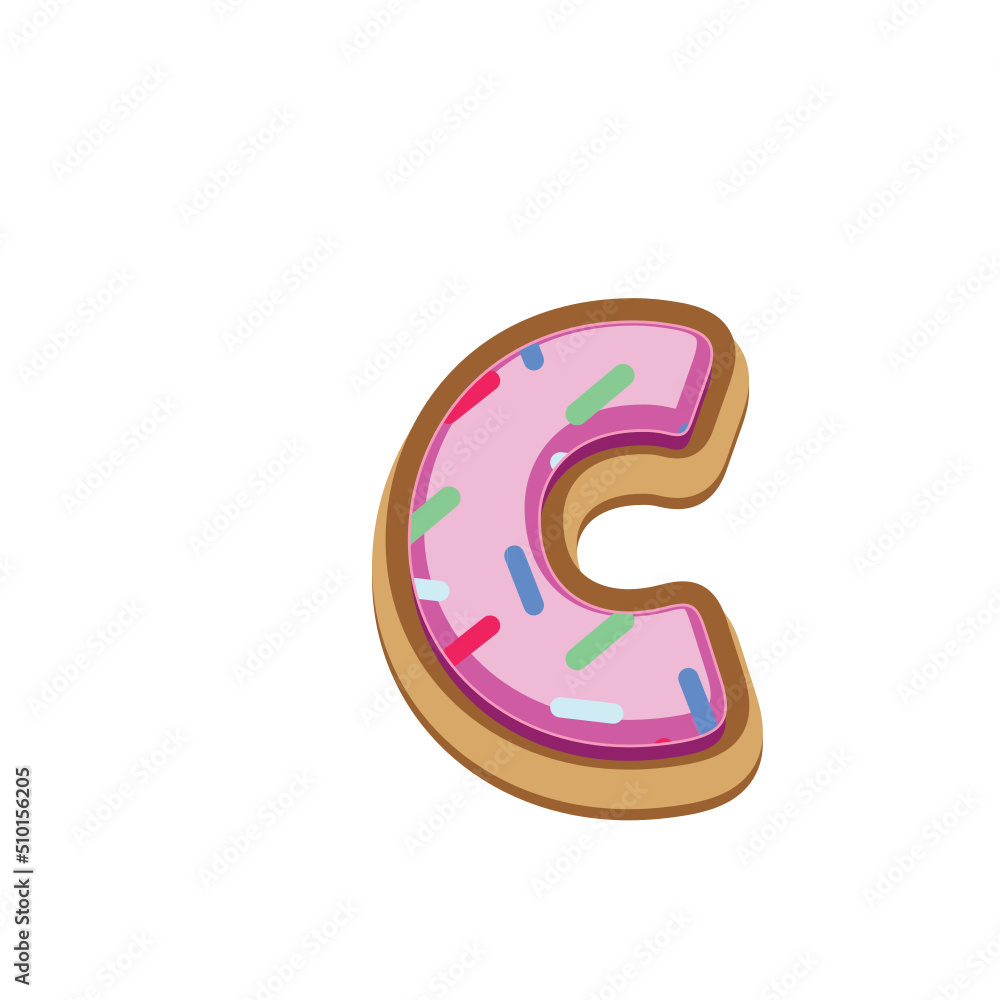 Donut letters svg, donuts alphabet letters and numbers svg, Alphabet ...