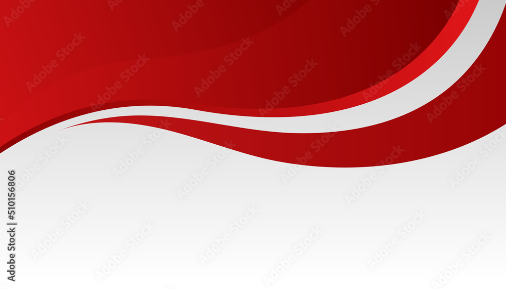 Colorful red and white presentation templates elements. Vector ...