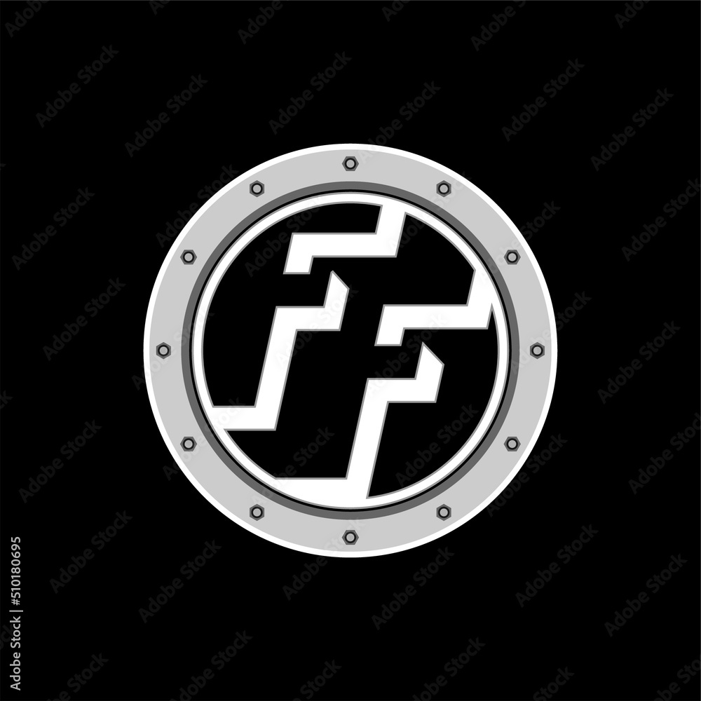 ff logo Stock Vector | Adobe Stock