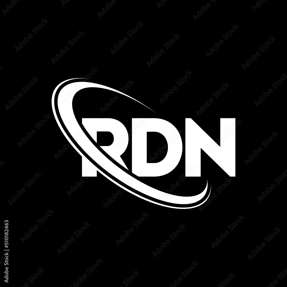 Vetor de RDN logo. RDN letter. RDN letter logo design. Initials RDN ...