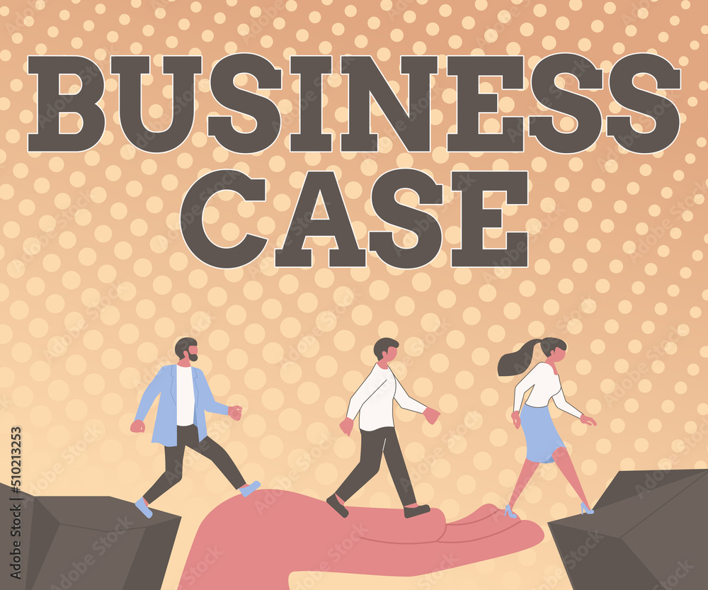 Inspiration showing sign Business Case. Business overview Proposition ...