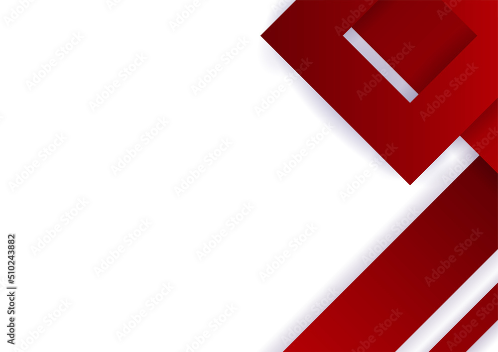 Simple abstract red and white background for business presentation ...