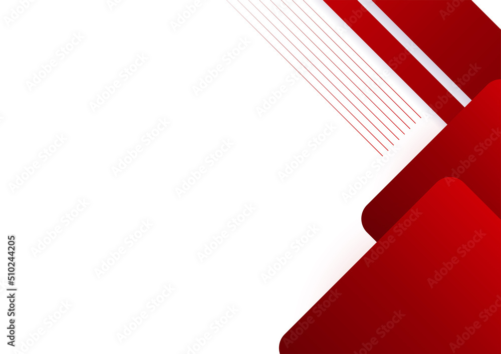Simple abstract red and white background for business presentation ...