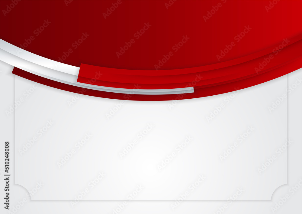 Simple abstract red and white background for business presentation ...