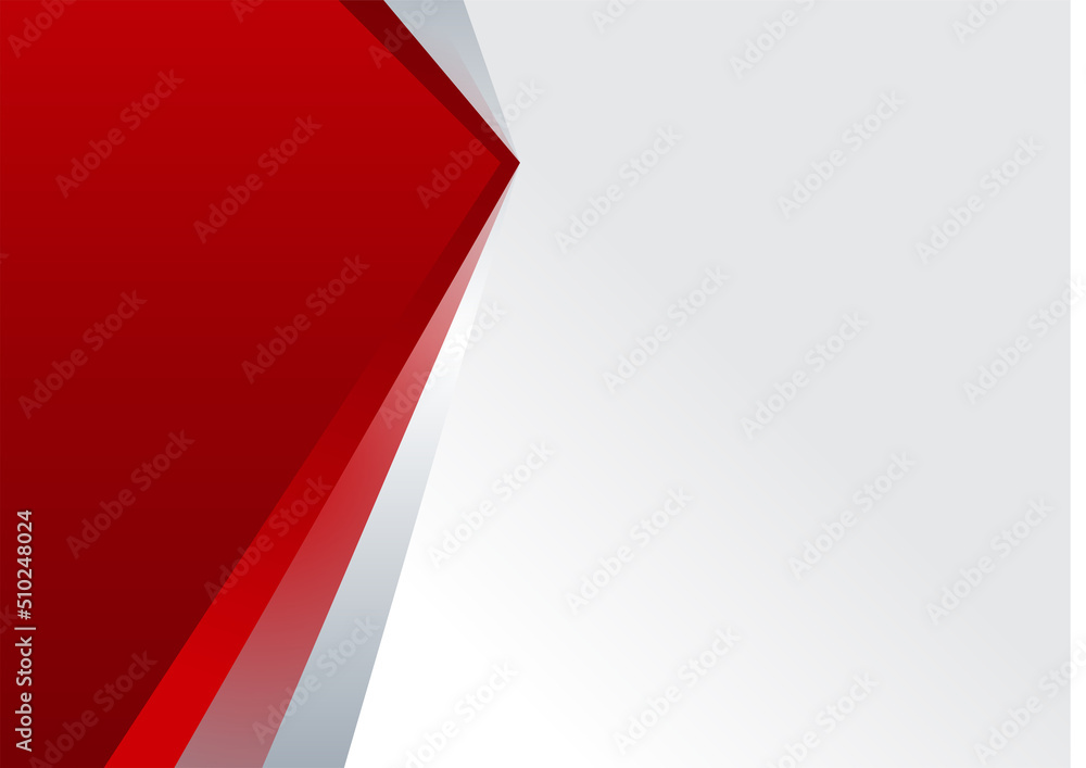 Simple abstract red and white background for business presentation ...
