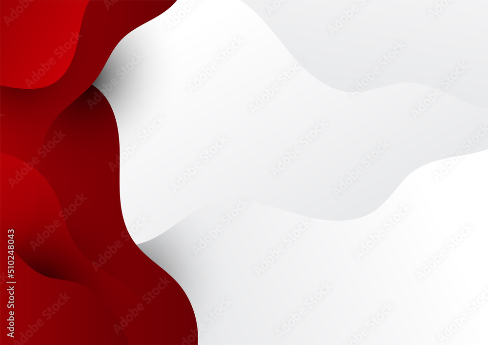 Simple abstract red and white background for business presentation ...