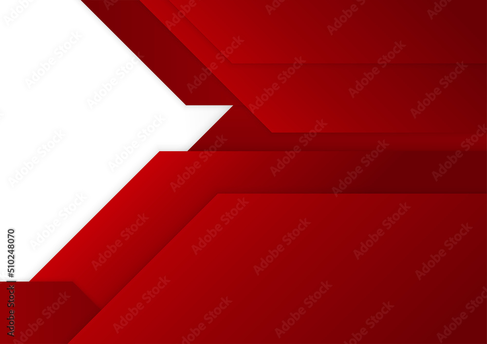 Simple abstract red and white background for business presentation ...