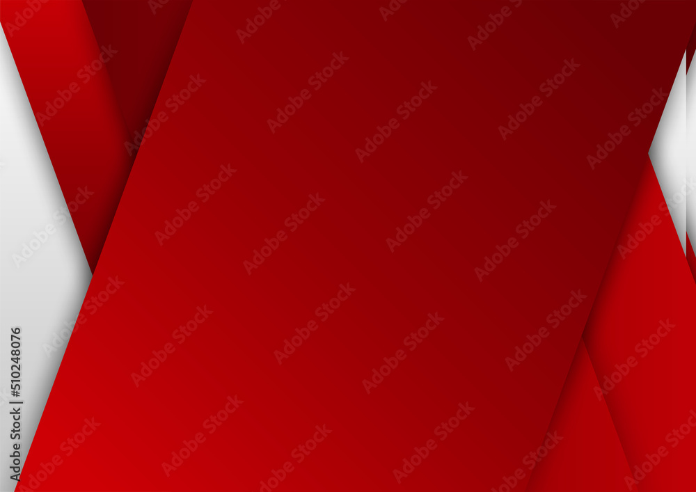 Simple abstract red and white background for business presentation ...