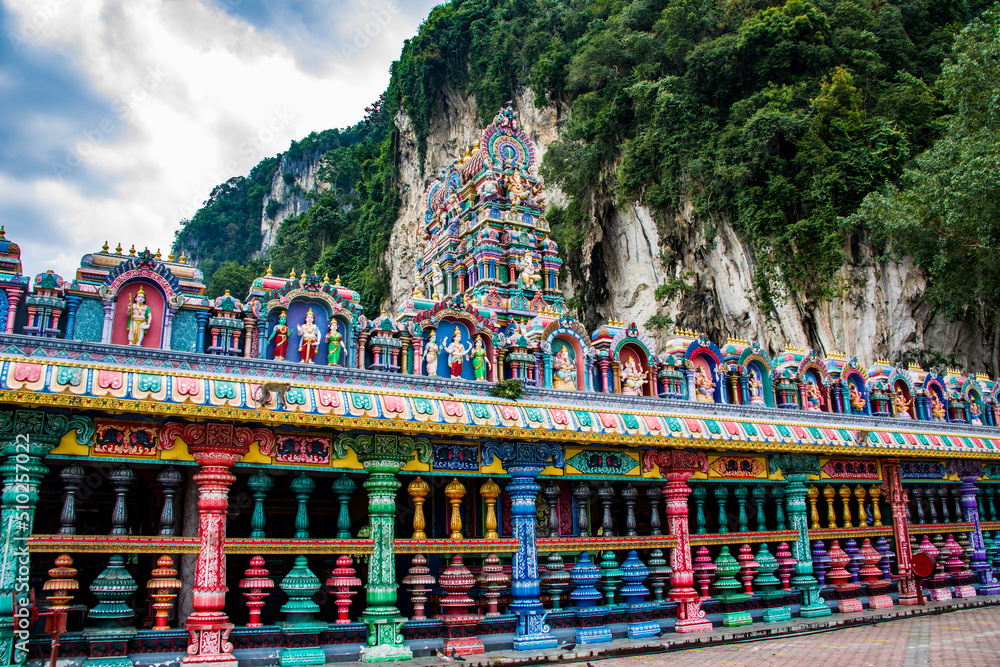 The hindu temple in Batu Caves in Gombak, Selangor Malaysia, which is ...