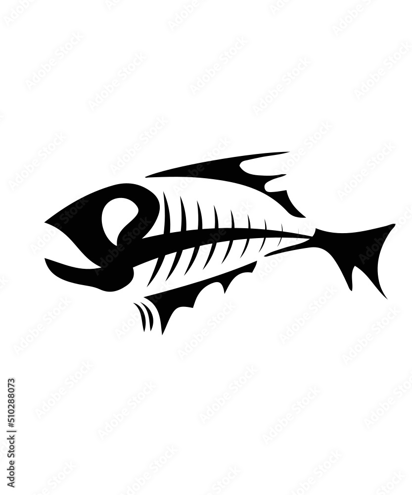 fish svg, fish bones svg, Angry Fish Skeleton svg, Fishing SVG ... fish svg, fish bones svg, Angry Fish Skeleton svg, Fishing SVG ...