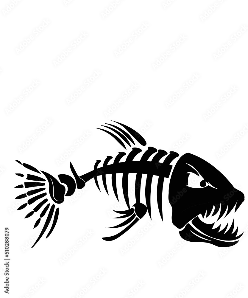 fish svg, fish bones svg, Angry Fish Skeleton svg, Fishing SVG ... fish svg, fish bones svg, Angry Fish Skeleton svg, Fishing SVG ...