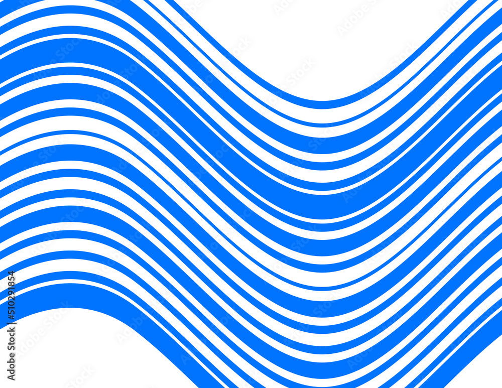 Abstract wave vector background. Stylized flowing water of waterfall or ...