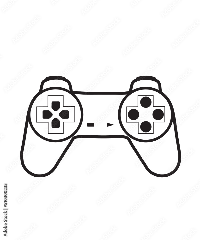 Vetor de gamer heartbeat SVG, gamer svg, video game svg, gameer ...