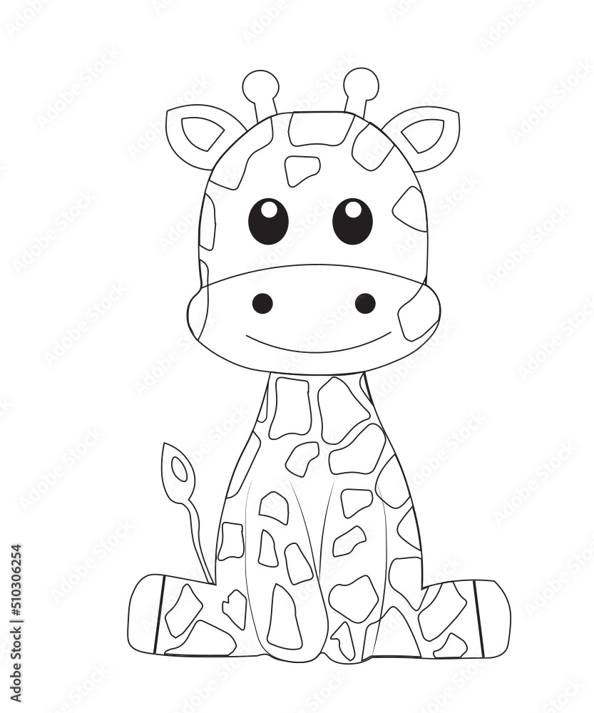 Giraffe SVG, Cute baby giraffe SVG, giraffe svg bundle, baby animals ...