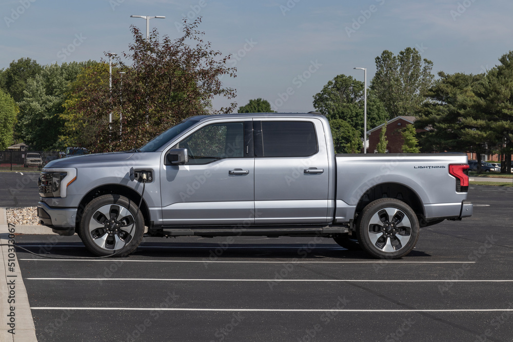 Ford F-150 Lightning display. Ford offers the F150 Lightning all ...