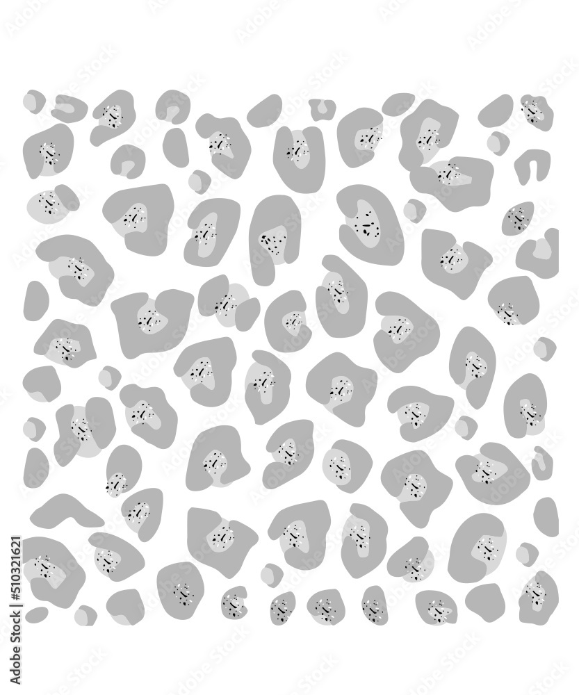 gray leopard print svg png, gray cheetah print svg, mam gray leopard ...