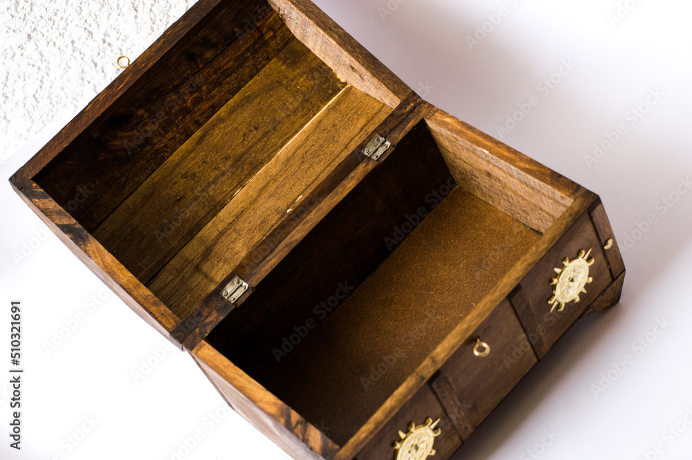 baúl, tesoro, piratas, caja de madera, madera, rustico, tesoro de ...