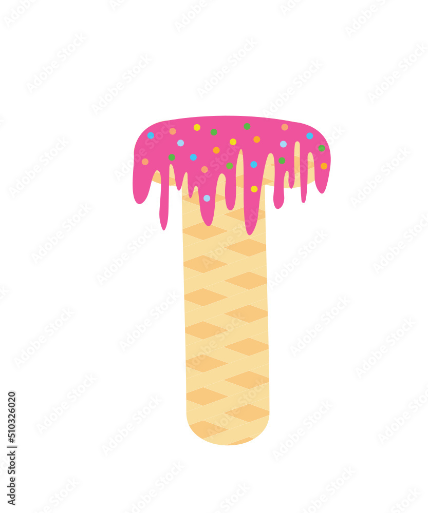 ice cream alphabet svg, summer alphabet letters font ice cream svg, Ice ...