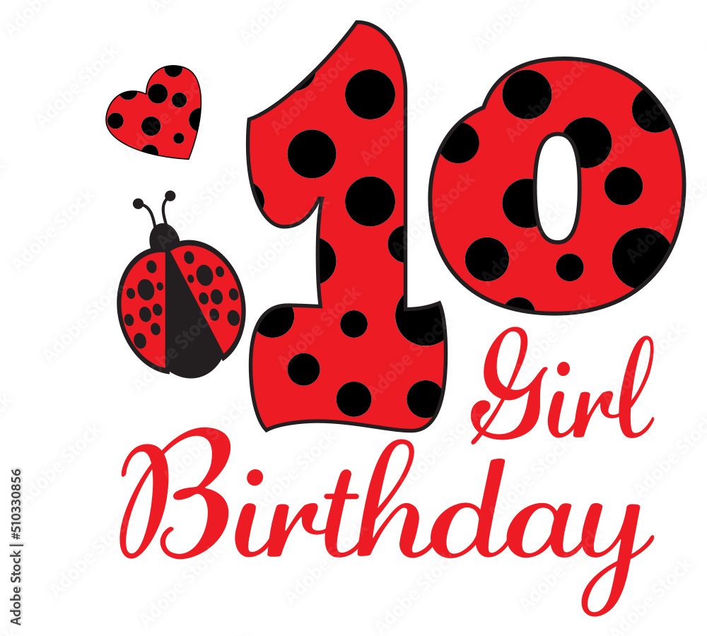 lady bug birthday svg png, birthday girl boy svg, Ladybug SVG, birthday ...