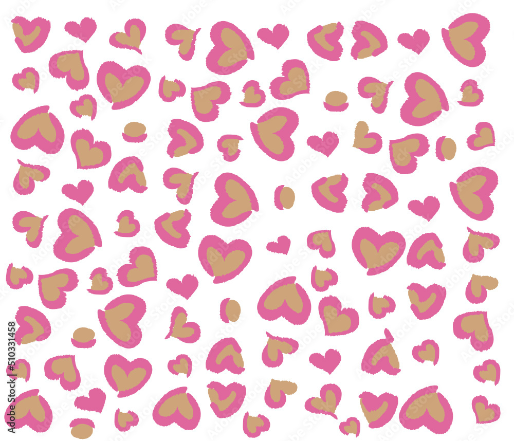leopard heart print svg, leopard svg, cheetah svg, leopard png, heart ...