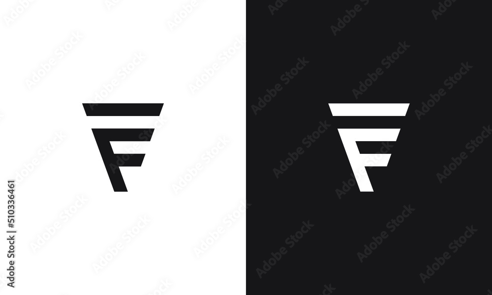 Letter f Logo, unique logo, black and white logo, premium elegant logo ...