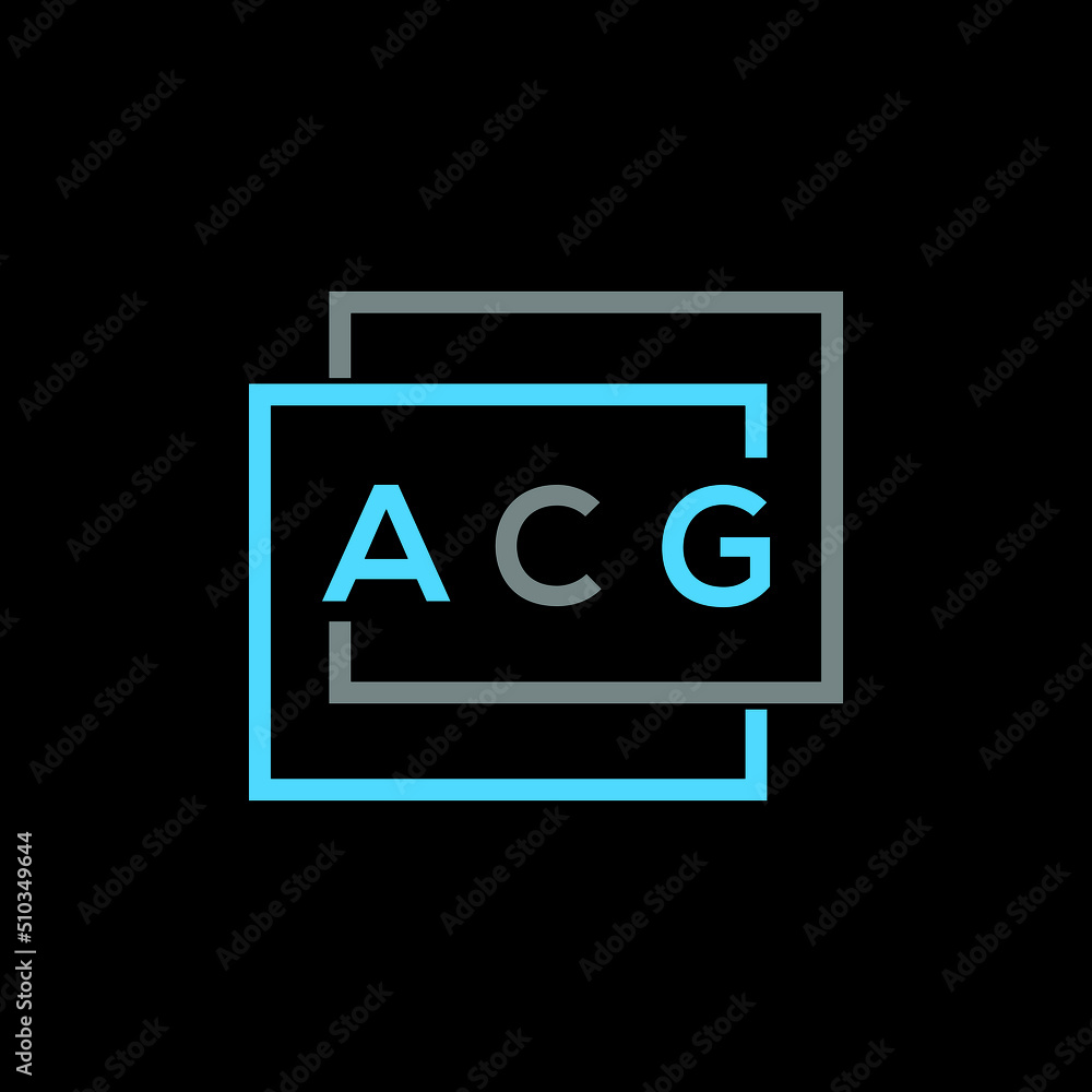 ACG letter logo creative design. ACG unique design. Stock ベクター | Adobe ...