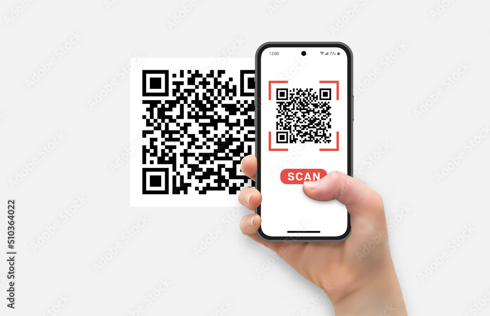 Smartphone In Hand Scan