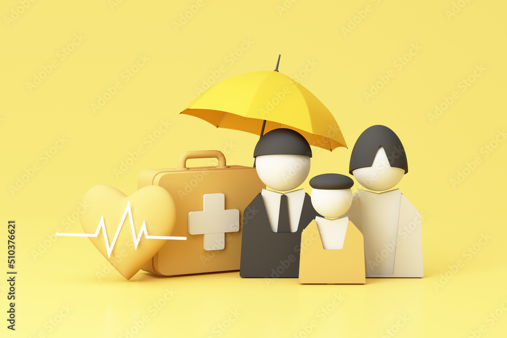 Investing in the form of life insurance and health insurance to manage ...