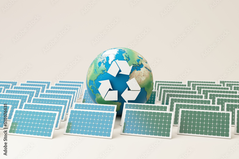 Clean energy concept on World Environment Day or International Day of ...