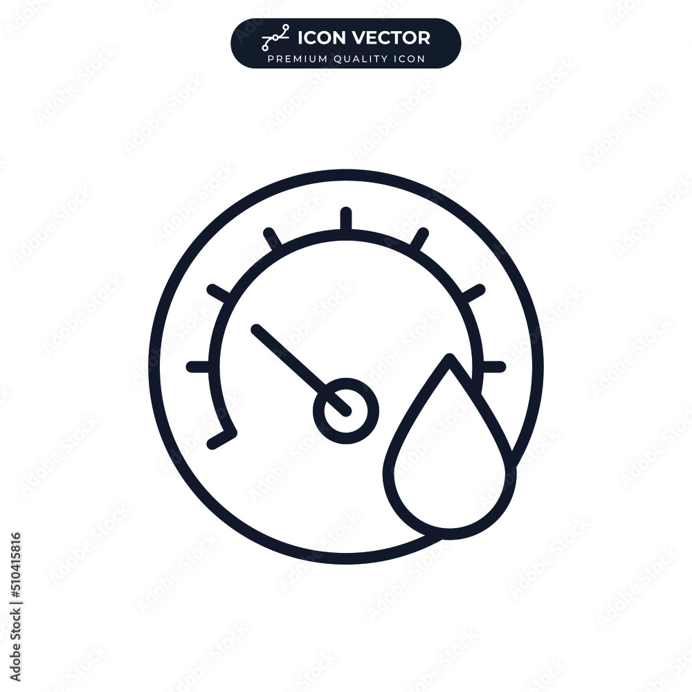 hygrometer icon symbol template for graphic and web design collection ...