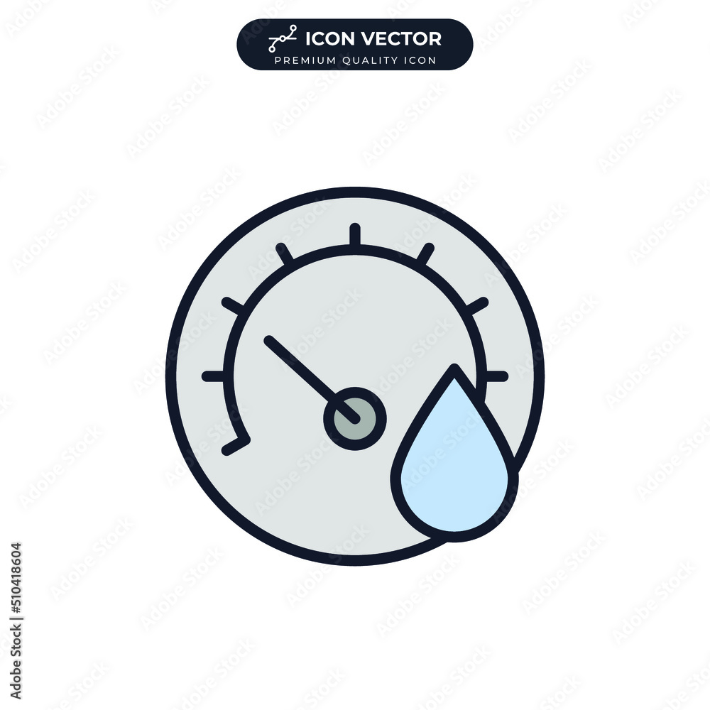 hygrometer icon symbol template for graphic and web design collection ...