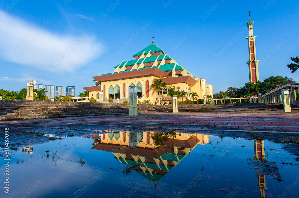 Poster Batam Grand Mosque is a Landmark and the biggest mosque in Batam ...