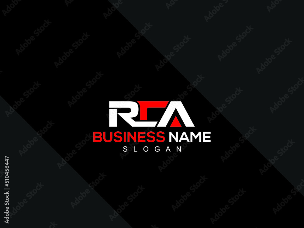 Letter RCA Logo Icon, Modern RC Logo Letter Vector Image Design For any ...