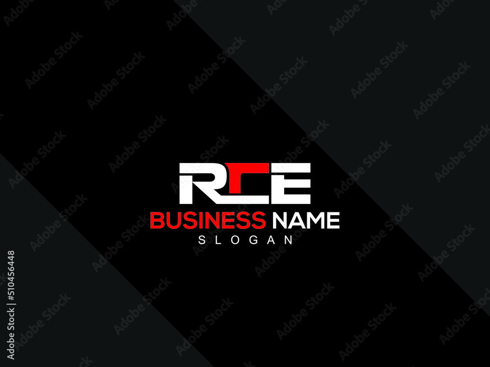 Letter RCE Logo Icon, Modern RC Logo Letter Vector Image Design For any ...