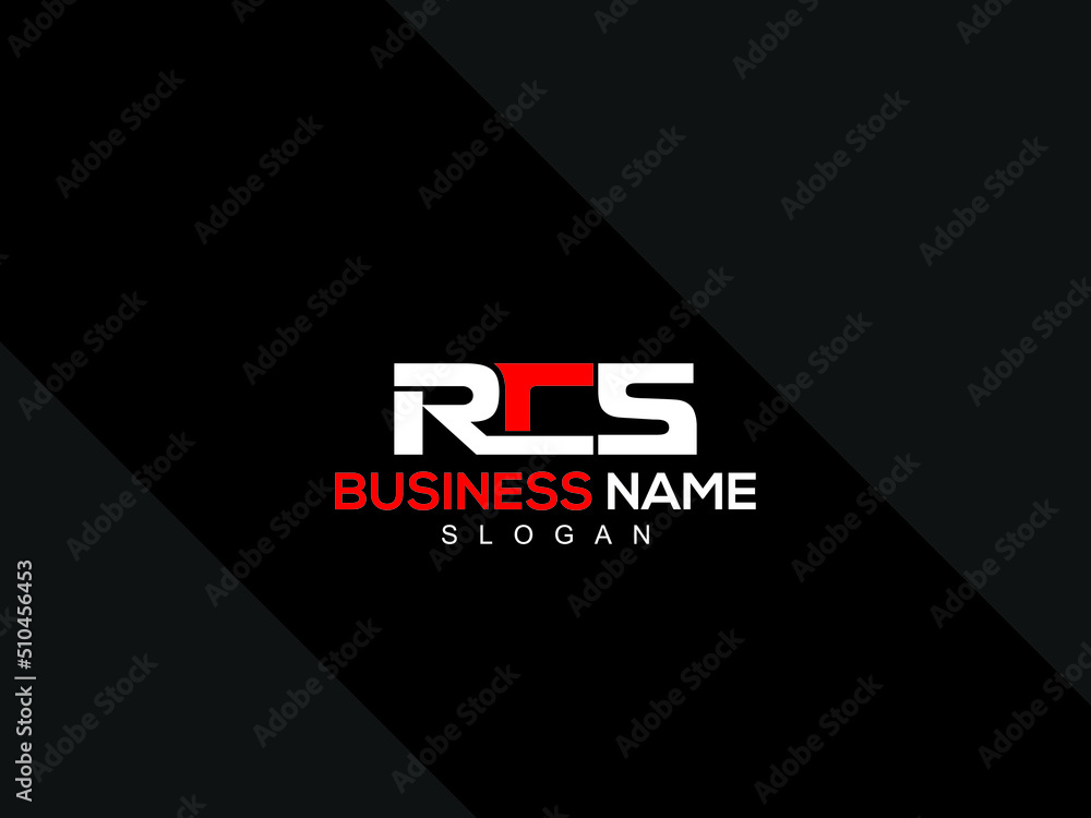 Letter RCS Logo Icon, Modern RC Logo Letter Vector Image Design For any ...
