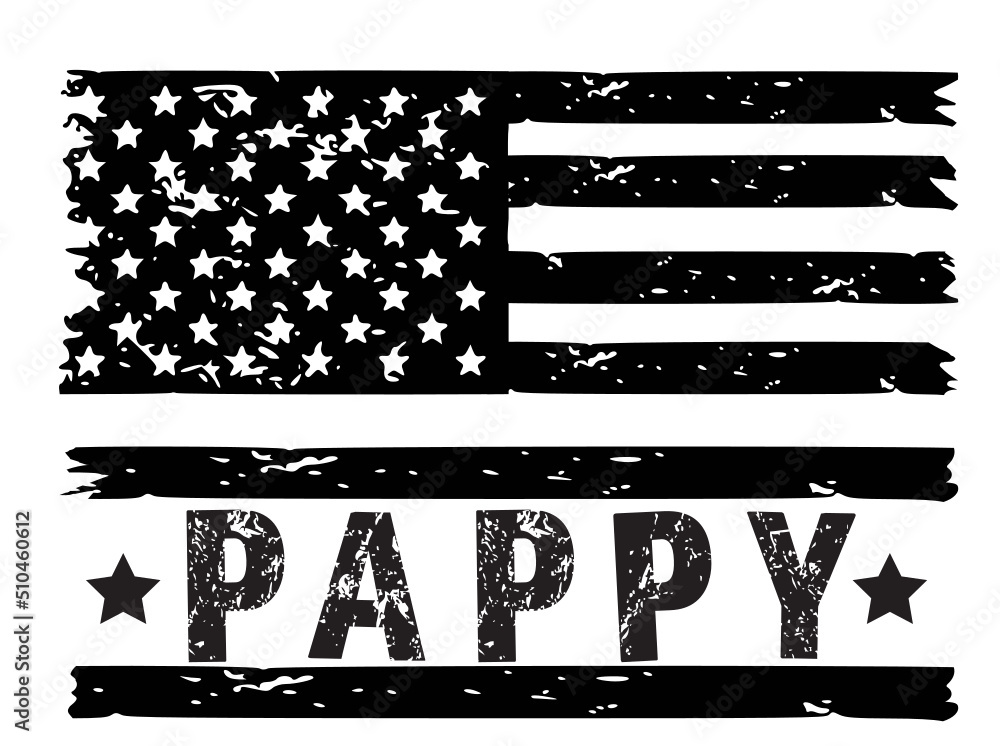 PAPPY svg, pappy flag svg png, pappy dad svg, USA Flag svg, Best pappy ...
