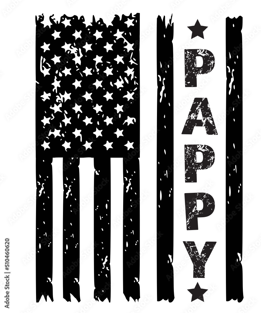 PAPPY svg, pappy flag svg png, pappy dad svg, USA Flag svg, Best pappy ...