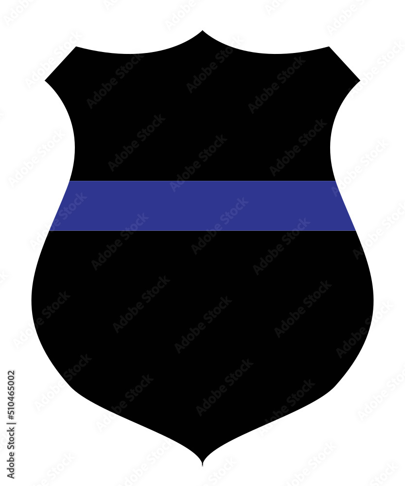 police badge SPLIT monogram name frame svg, police svg, thin blue line ...