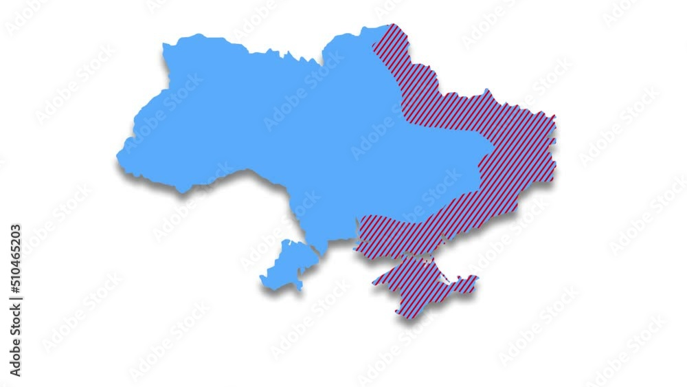 Ukraine war Animated conflict map of Russia invasion of Ukraine, the ...