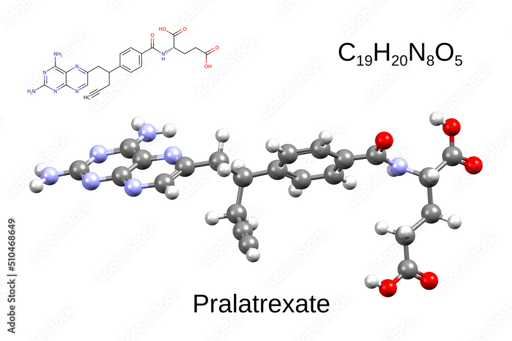Chemical formula, skeletal formula, and 3D ball-and-stick model of ...