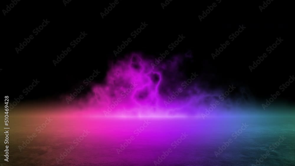 A bright sparkling stream of energy shimmering with different colors ...