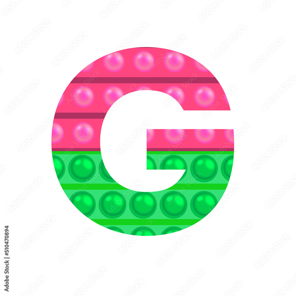 alphabet letters and numbers pop it png, Pop It Digital Clipart, Pop It ...