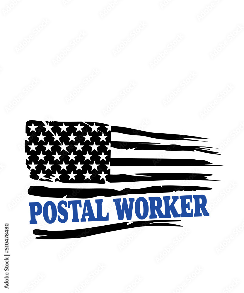 postal worker svg, postal svg, postal worker flag svg, postal worker ...